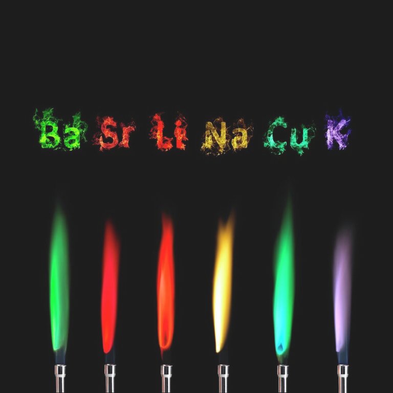 Flame test/electromagnetic spectrum - Chemtopper.com